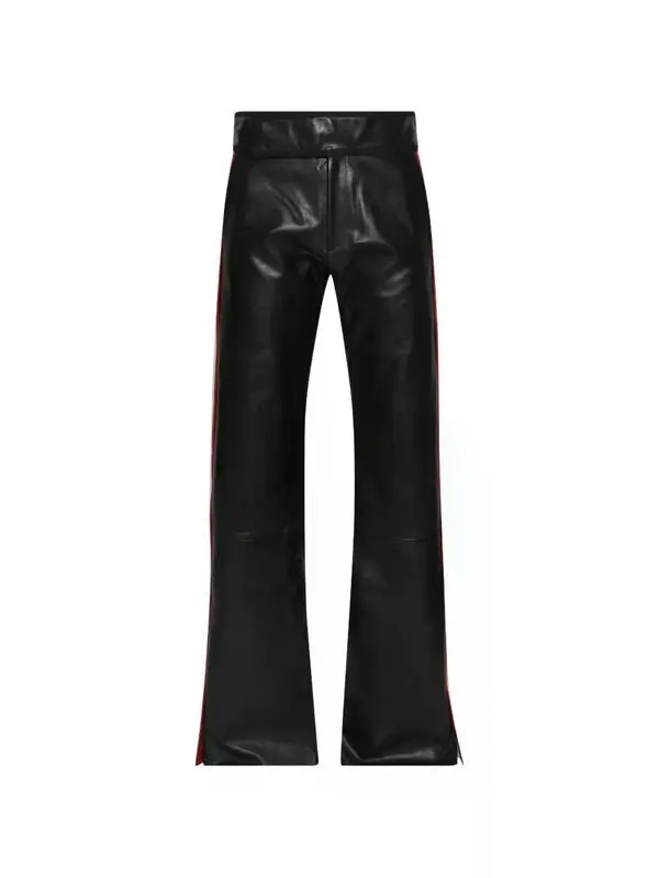 MARKING DISTANCE Easy Rider Leather Trousers - Black