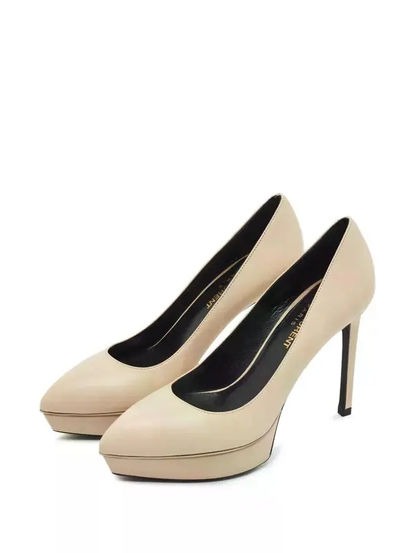 Saint Laurent Janis Leather Heeled Pumps