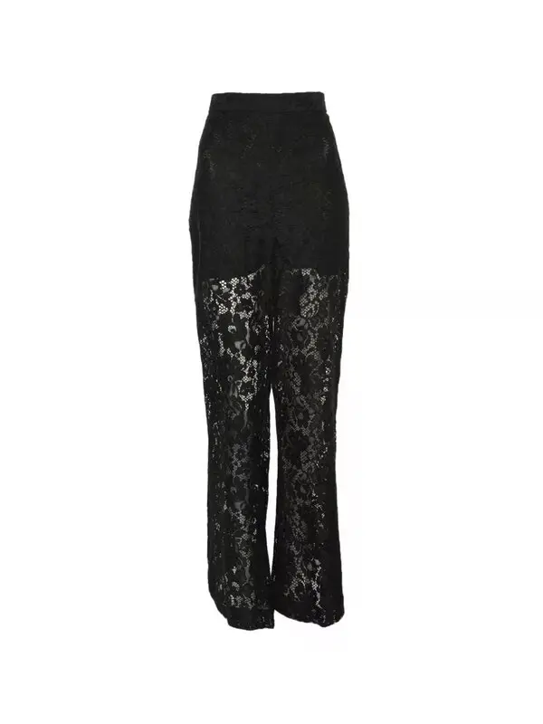 Zimmermann Lace Palazzo Pants - Black