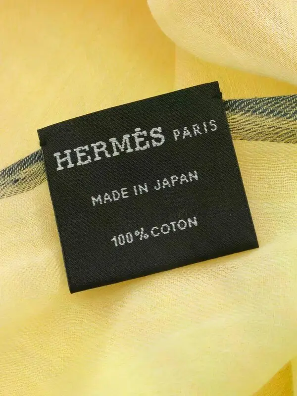 Hermès 2010s Naoshima Cotton Scarf