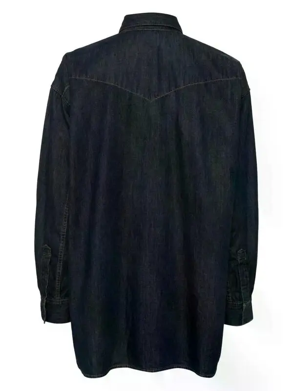 TU ES MON TRESOR Oversized Denim Shirt