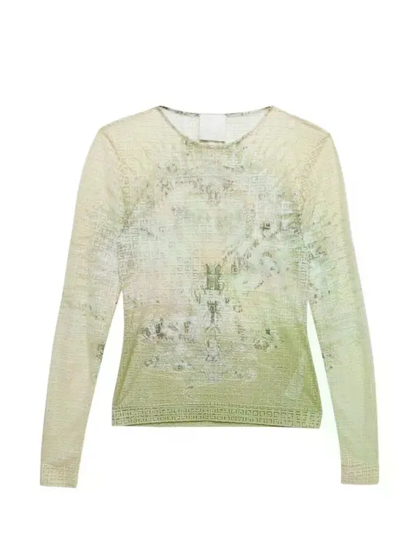 Givenchy Monogram Jacquard Knit T-shirt - Neutrals