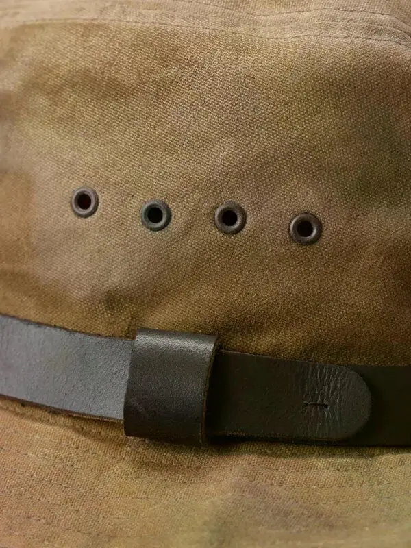 Ralph Lauren Leather Trimmed Sun Hat