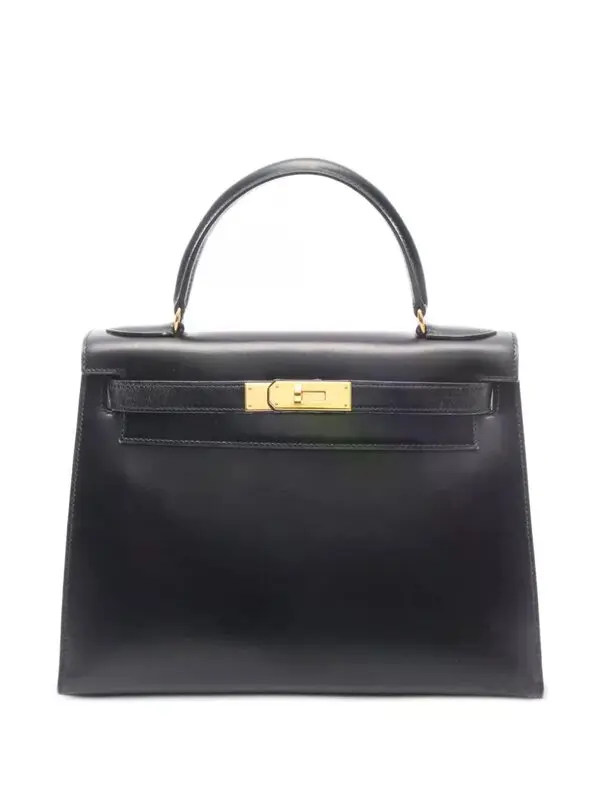 Hermès Kelly 28 Sellier Handbag - Black