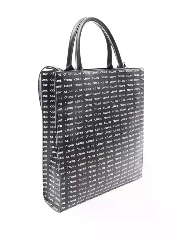 Celine Small Logo Vertical Cabas Tote Satchel