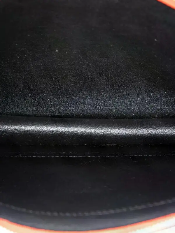 Celine Tricolor Leather Pocket Envelope Zip Crossbody Bag