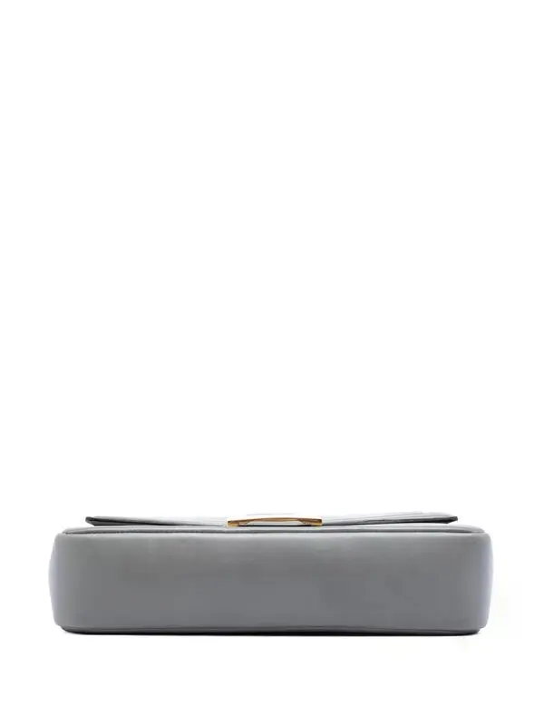 Fendi Leather Baguette Chain Midi Shoulder Bag
