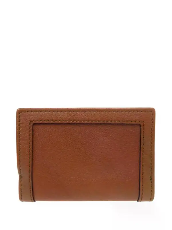 Gucci 2000-2015 Grained Calfskin Diana Bamboo Compact Wallet Small Wallets