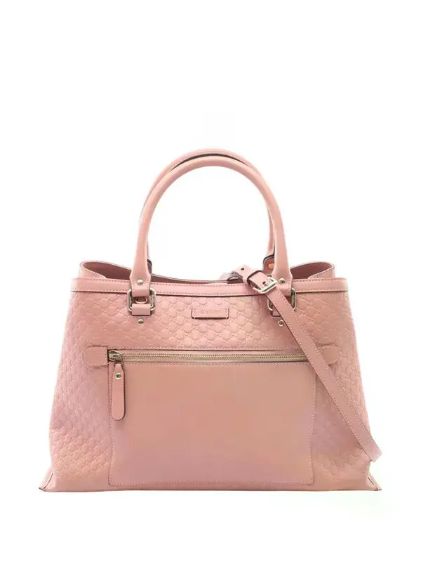 Gucci Microssima Top Handle Satchel - Pink