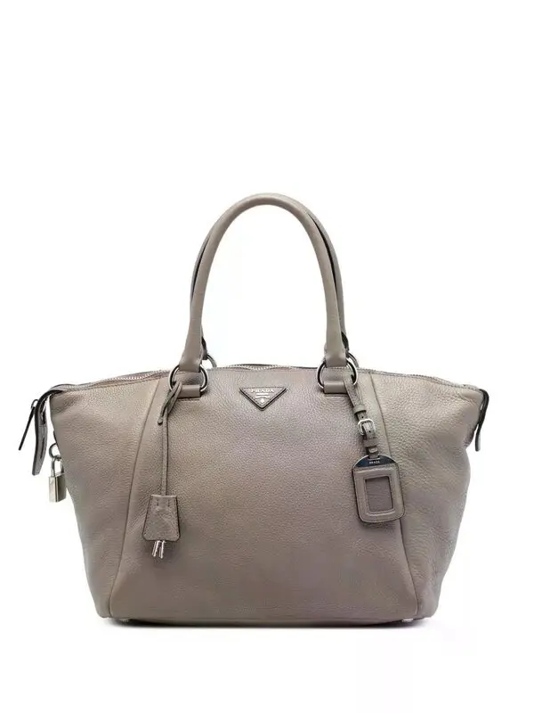 Prada Vitello Daino Double Handle Bag