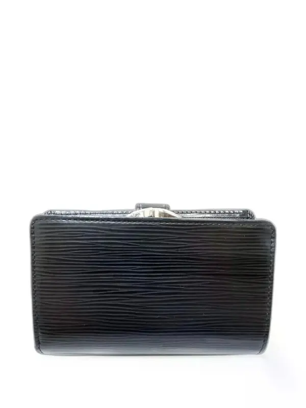 LOUIS VUITTON 2013 Epi Porte Monnaie Billets Viennois Small Wallets - Black