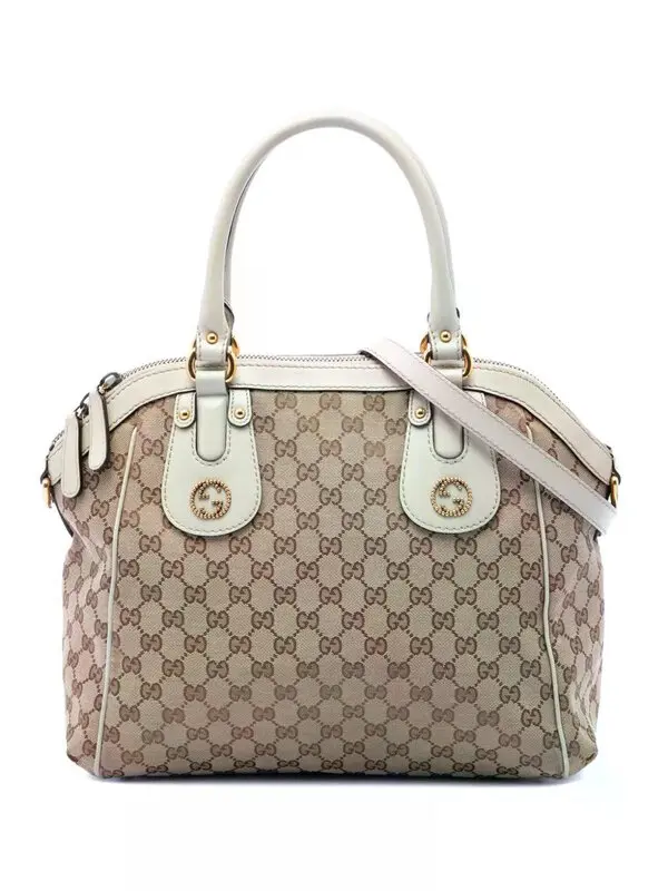Gucci Medium Gg Canvas Scarlett Satchel