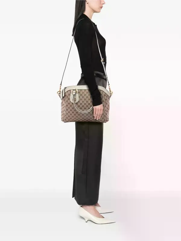 Gucci Medium Gg Canvas Scarlett Satchel