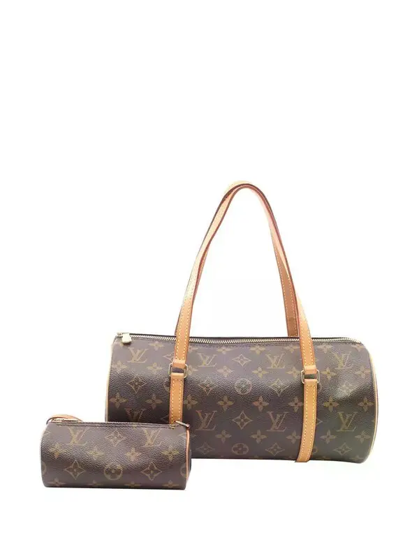 LOUIS VUITTON 2003 Monogram Papillon 30 Handbag - Brown