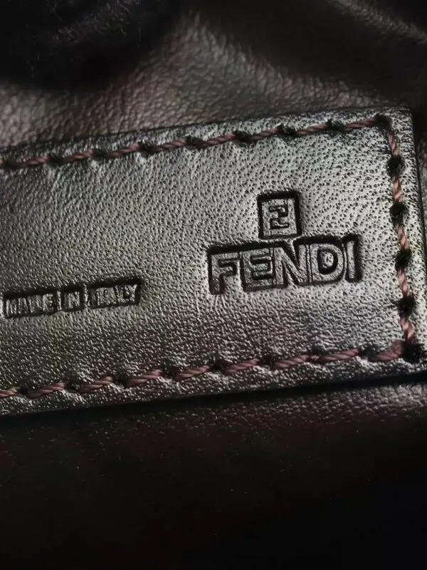 Fendi Zucchino Canvas Handbag