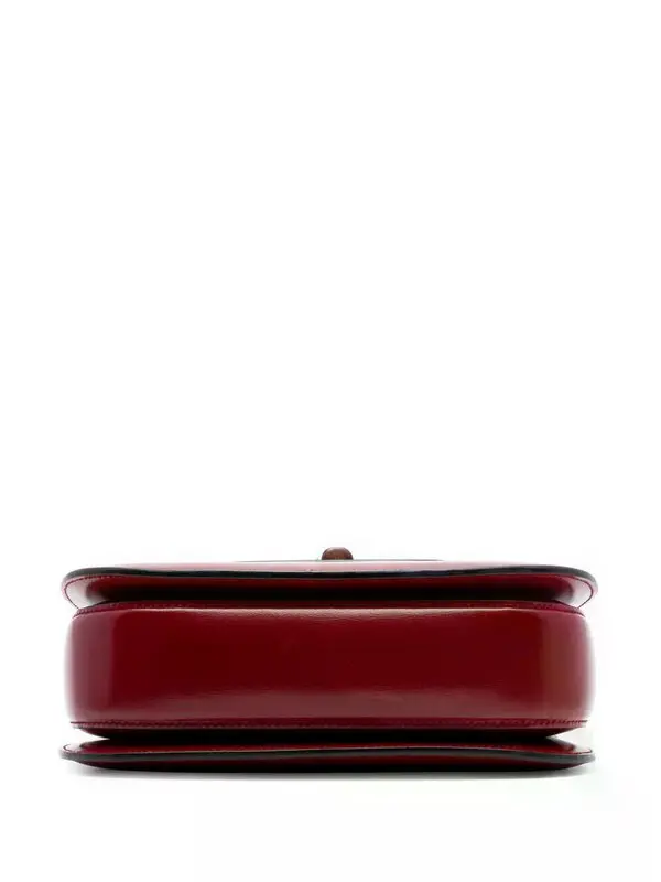 Gucci Bamboo Top Handle Bag Satchel - Red