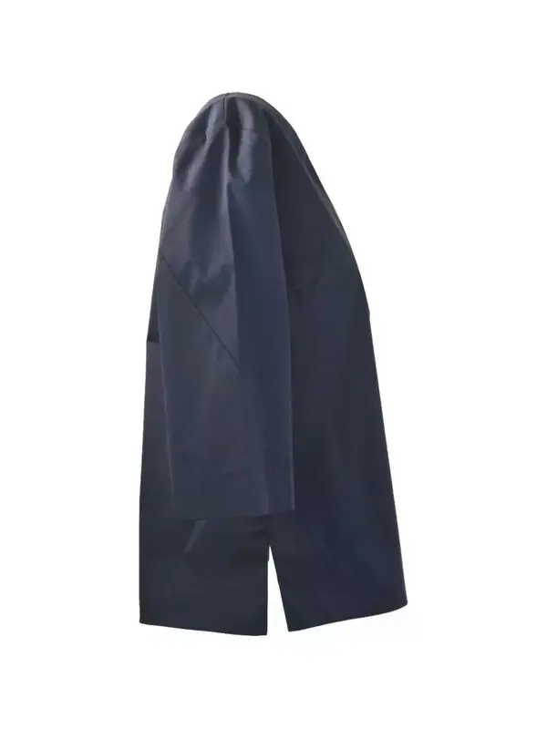 Liviana Conti V-neck Box-pleat Top