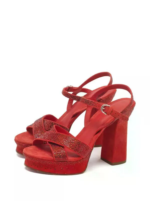 FERRAGAMO Sonya Crystal-embellished Heeled Sandals