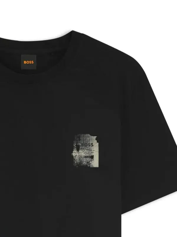 BOSS Logo-print Cotton T-shirt