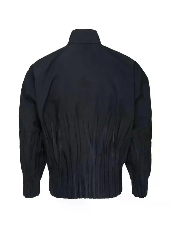 Issey Miyake S High-neck Pleated Jacket