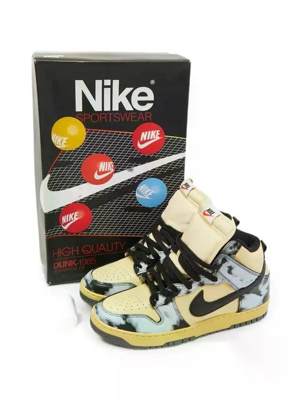 Nike 1985 Dunk Acid-wash High-top Sneakers