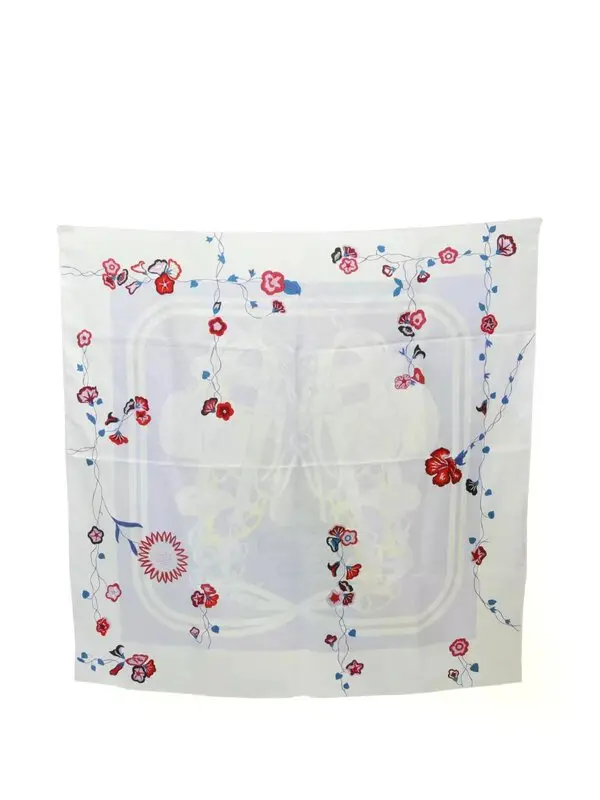 Hermès 2000s Brides Fleuries Scarf