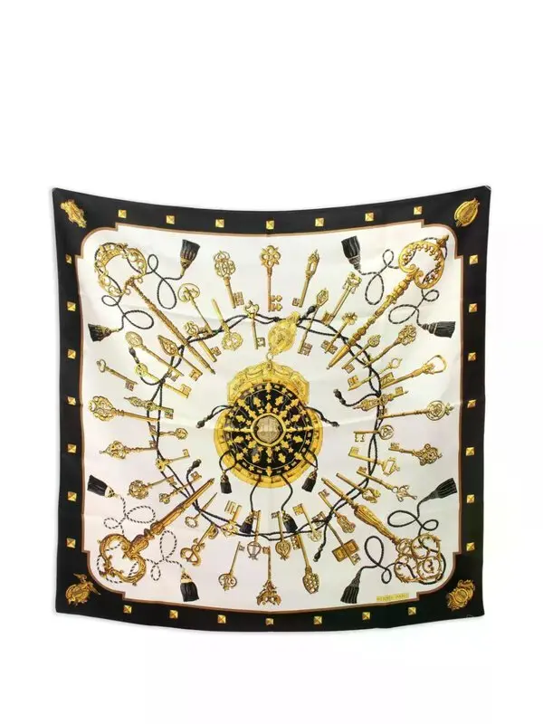 Hermès 2010s Les Cles Scarf
