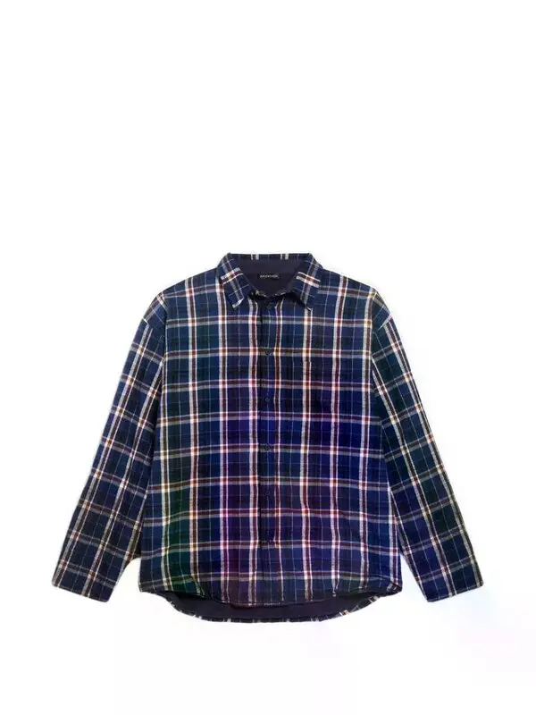Balenciaga Reversible Shirt - Blue