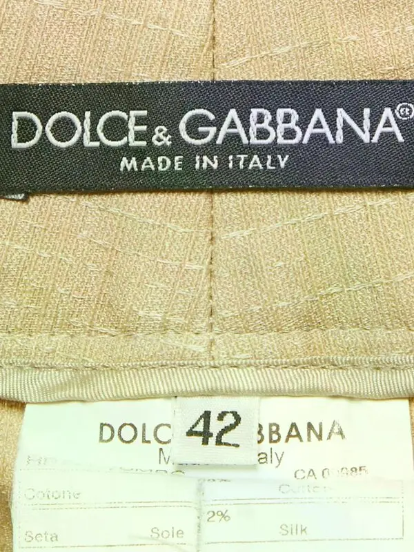 Dolce & Gabbana Slim-fit Textured Trousers