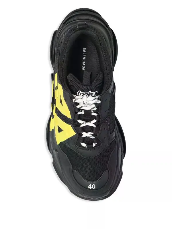 Balenciaga Triple S Tape Type Lace-up Sneakers