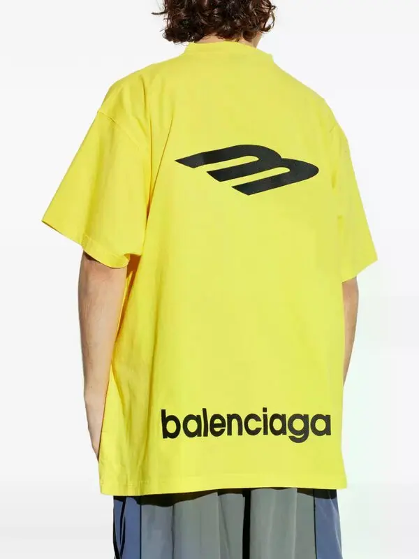 Balenciaga Logo-embroidered T-shirt