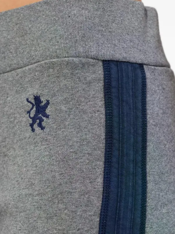 Balenciaga Fur Trimmed Cotton Trousers