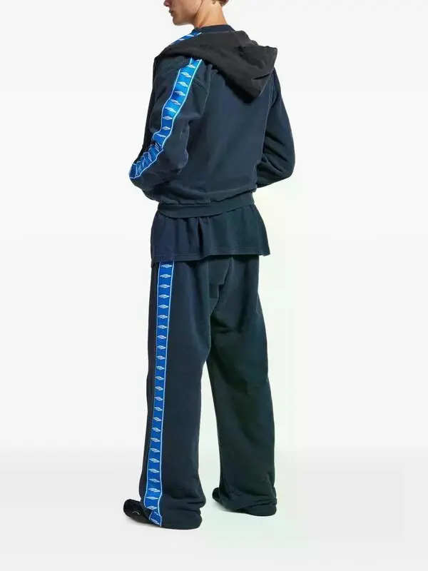 Balenciaga Stripe Baggy Trousers - Blue