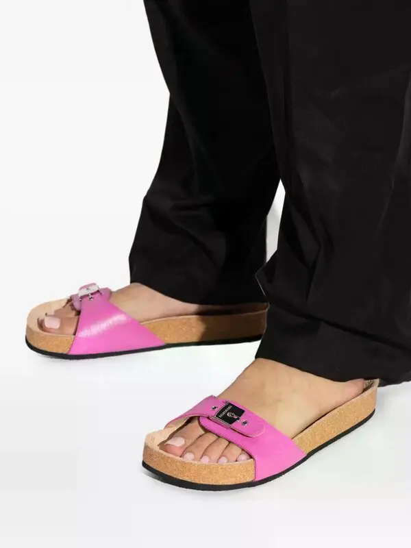 Balenciaga Buckle-fastening Cork Sandals