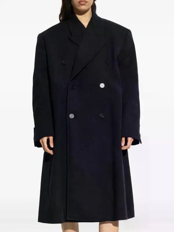 Balenciaga Double-breasted Wool Coat