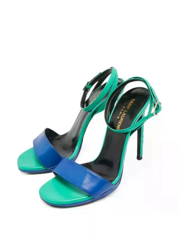 Saint Laurent Jane Ankle-strap Heeled Sandals