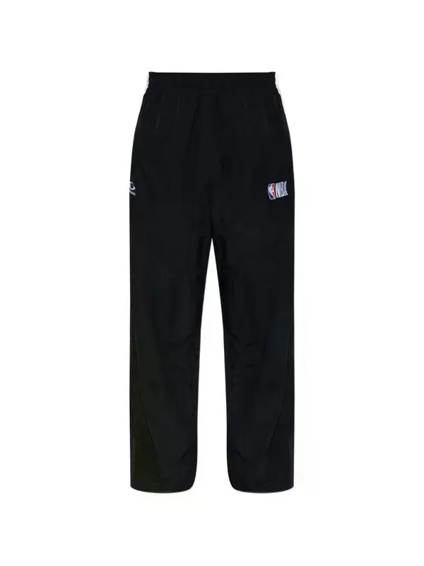 Balenciaga X Nba Logo-patch Track Pants - Black