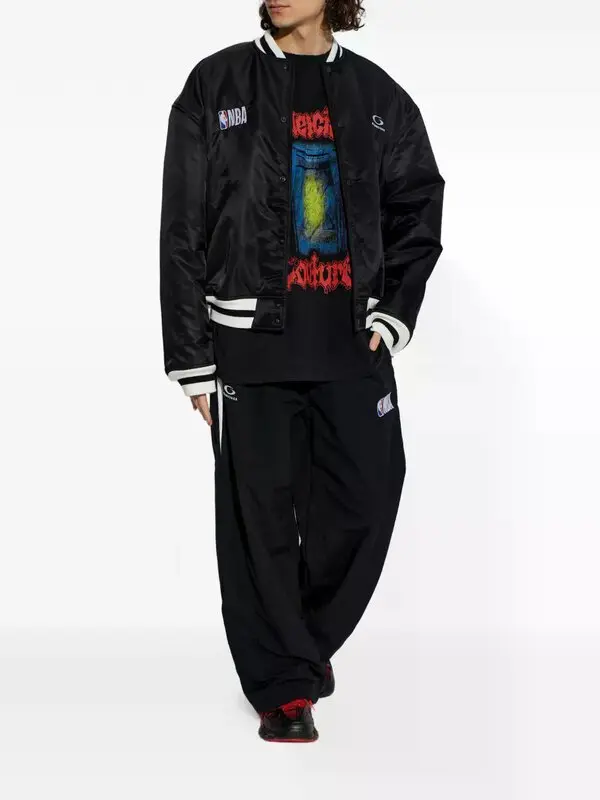 Balenciaga X Nba Logo-patch Track Pants