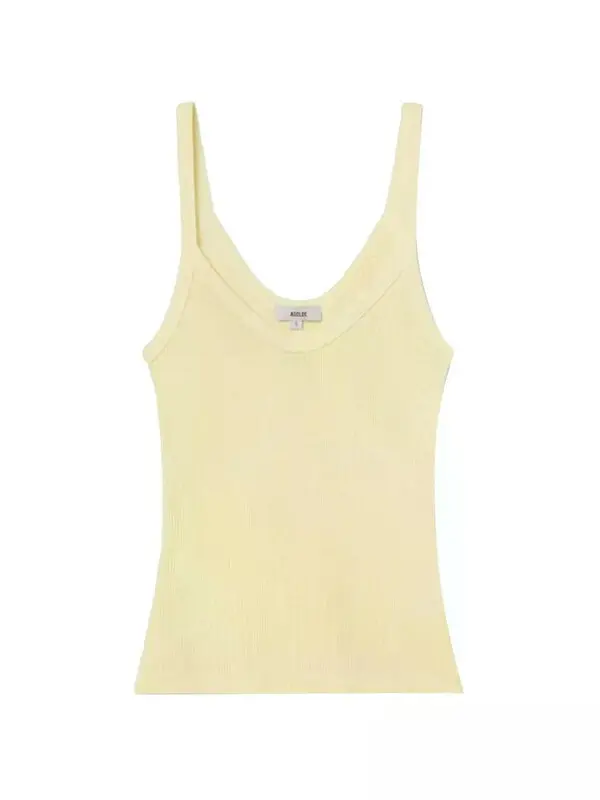 AGOLDE Jordan Ribbed Knit Tank Top