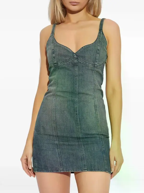 Balenciaga Denim Mini Dress