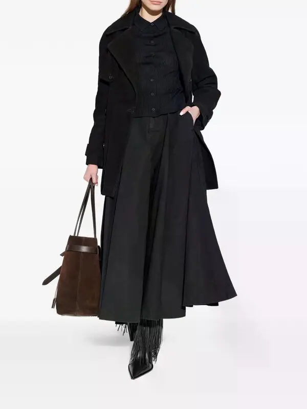 Balenciaga Cocoon Trench Coat - Black