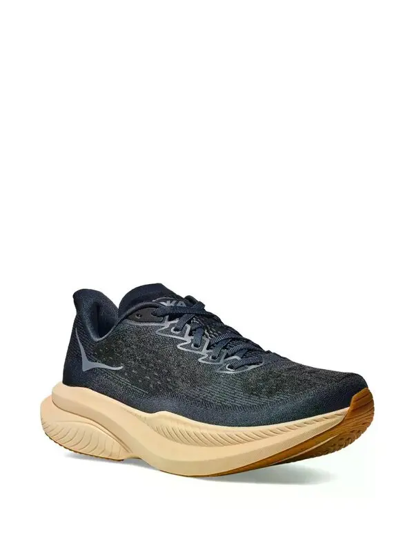 HOKA® Mach 6 Lace-up Sneakers - Blue