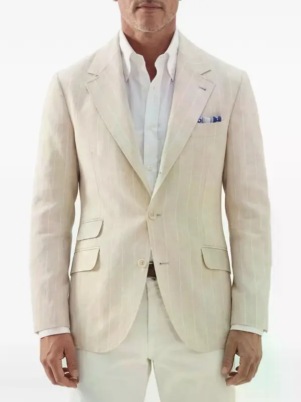 Brunello Cucinelli Pinstripe Tailored Blazer