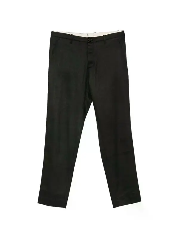 NINE:INTHE:MORNING Button Trousers - Black