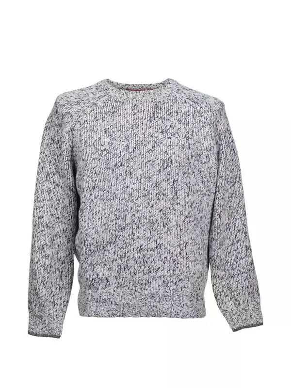 Brunello Cucinelli Chunky Knit Crewneck - Grey