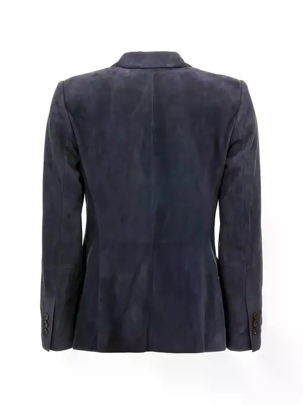 Brunello Cucinelli Single-breasted Suede Blazer