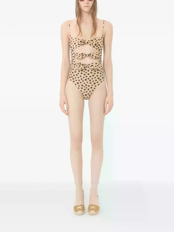 Valentino Garavani Lycra One-piece Swimsuit - Neutrals