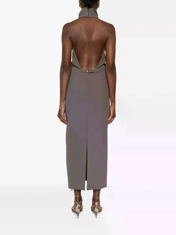 Khaite Roxanne Backless Dress