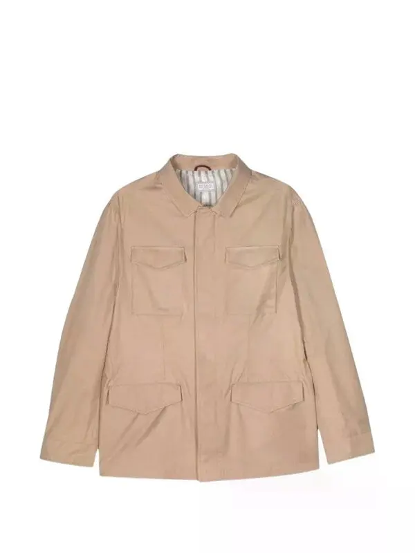 Brunello Cucinelli Multi-pocket Utility Jacket - Neutrals