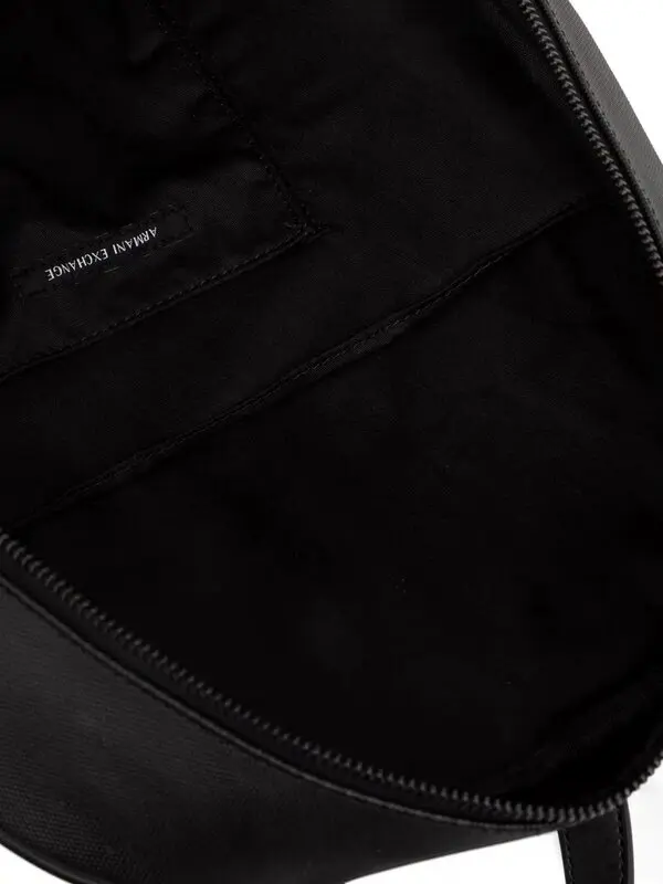 Armani Exchange Logo Plaque Backpack